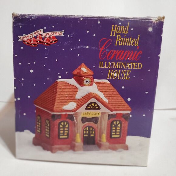 Liberty Bell | Holiday | Vintage Liberty Bell Ceramic Lighted Christmas ...